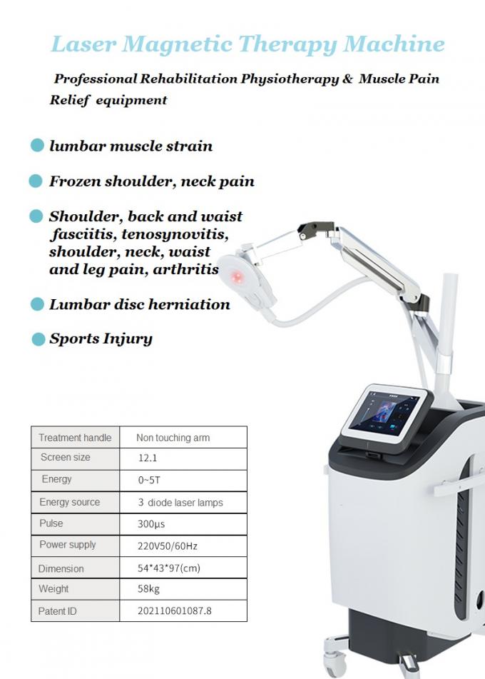 Physiotherapy Pulsed Electro Magnetic Field Laser Therapy Machine ...