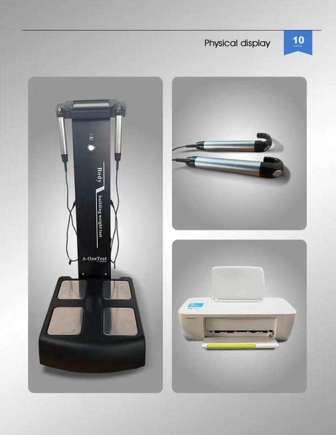 3D Measure BMI Scale Machine , Body Composition Analyzer Machine