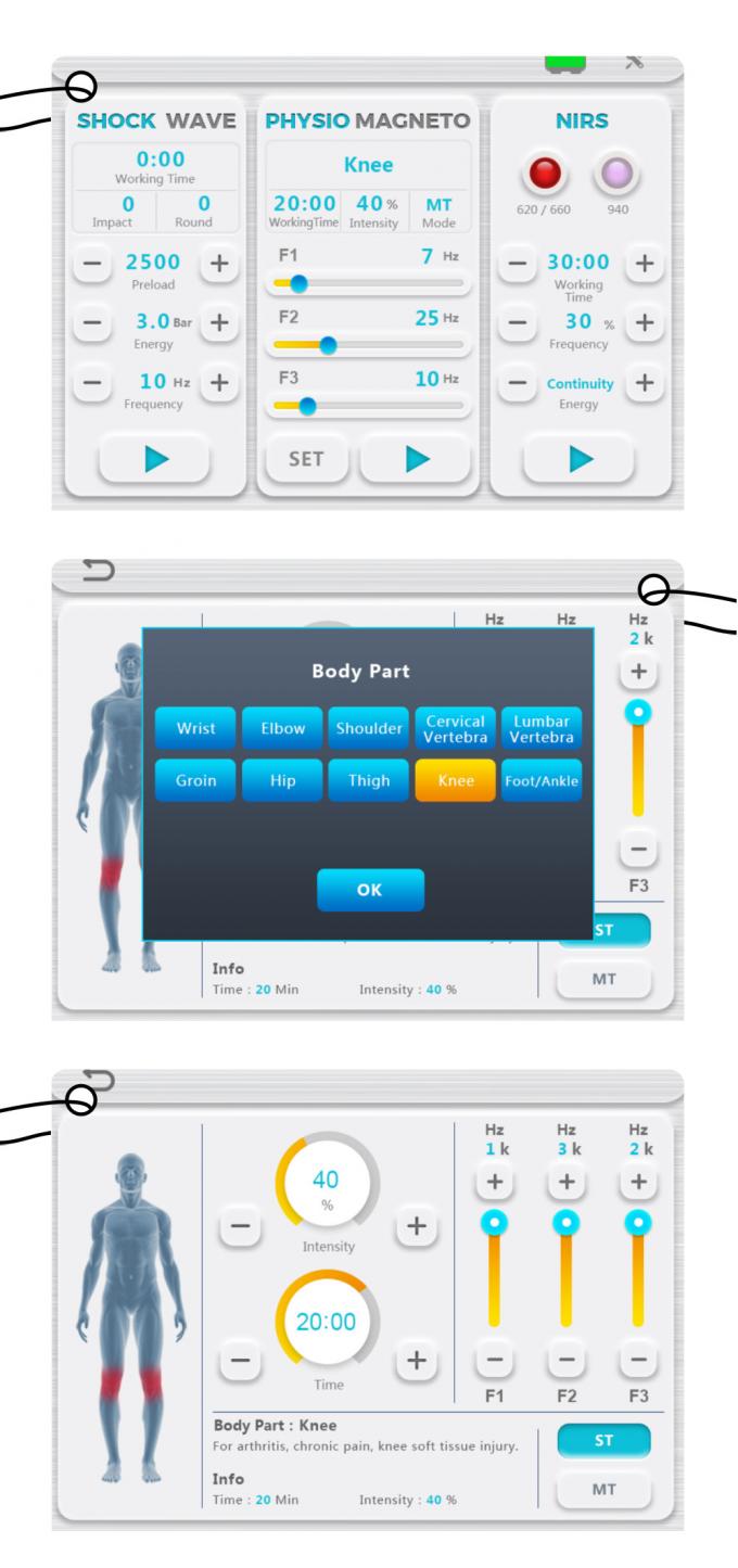 Pain Relief Physiotherapy Machine 3 in 1 Pulsed Electromagnetic Therapy ...