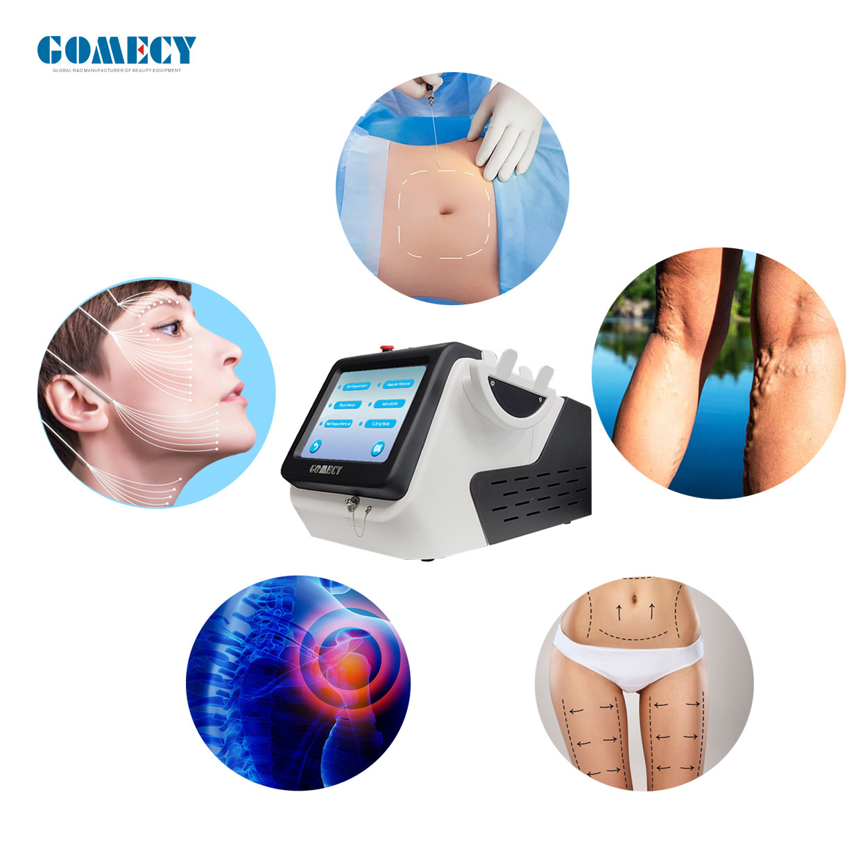 980nm Body Slimming Laser Liposuction Machine Endolift Double Chin ...