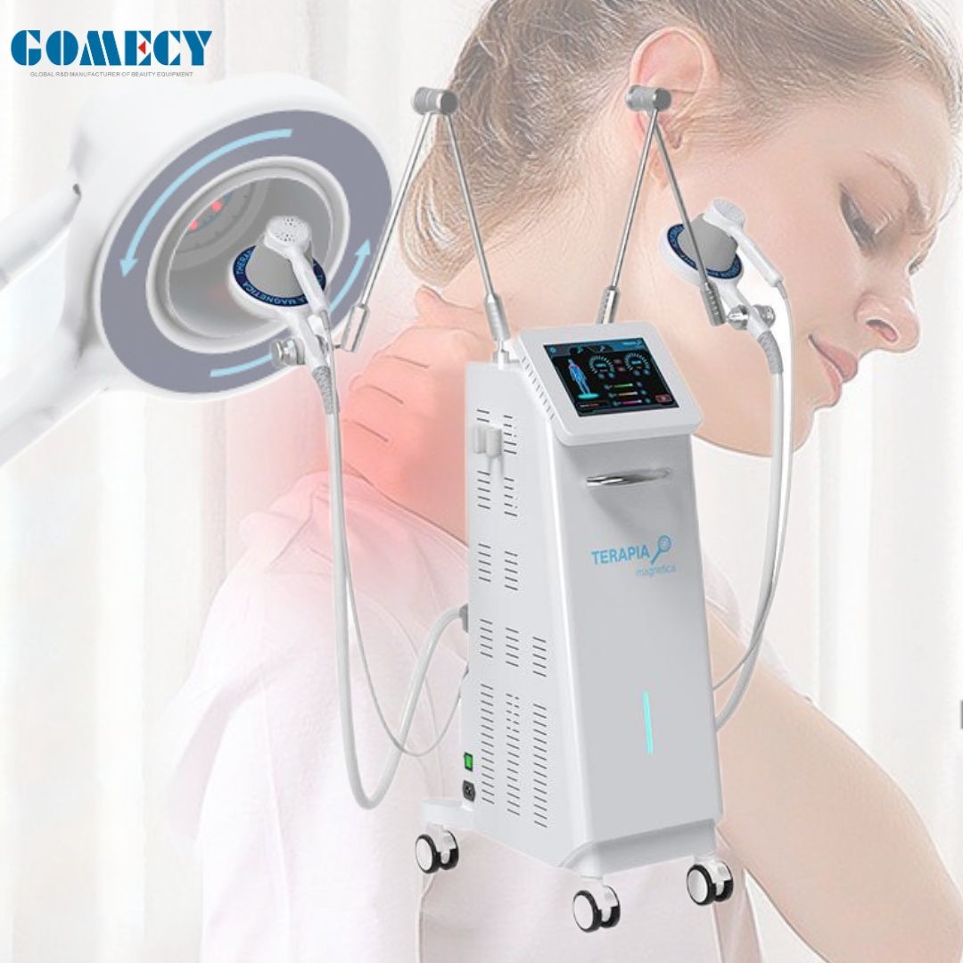 Double Handle Magnetic Therapy Machine Non Invasive With Laser Function ...