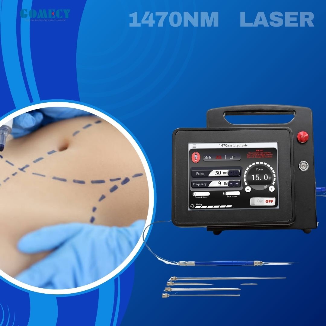 Professional Laser Lipo Machine Lipolysis Endolaser 980nm 1470nm Endo ...